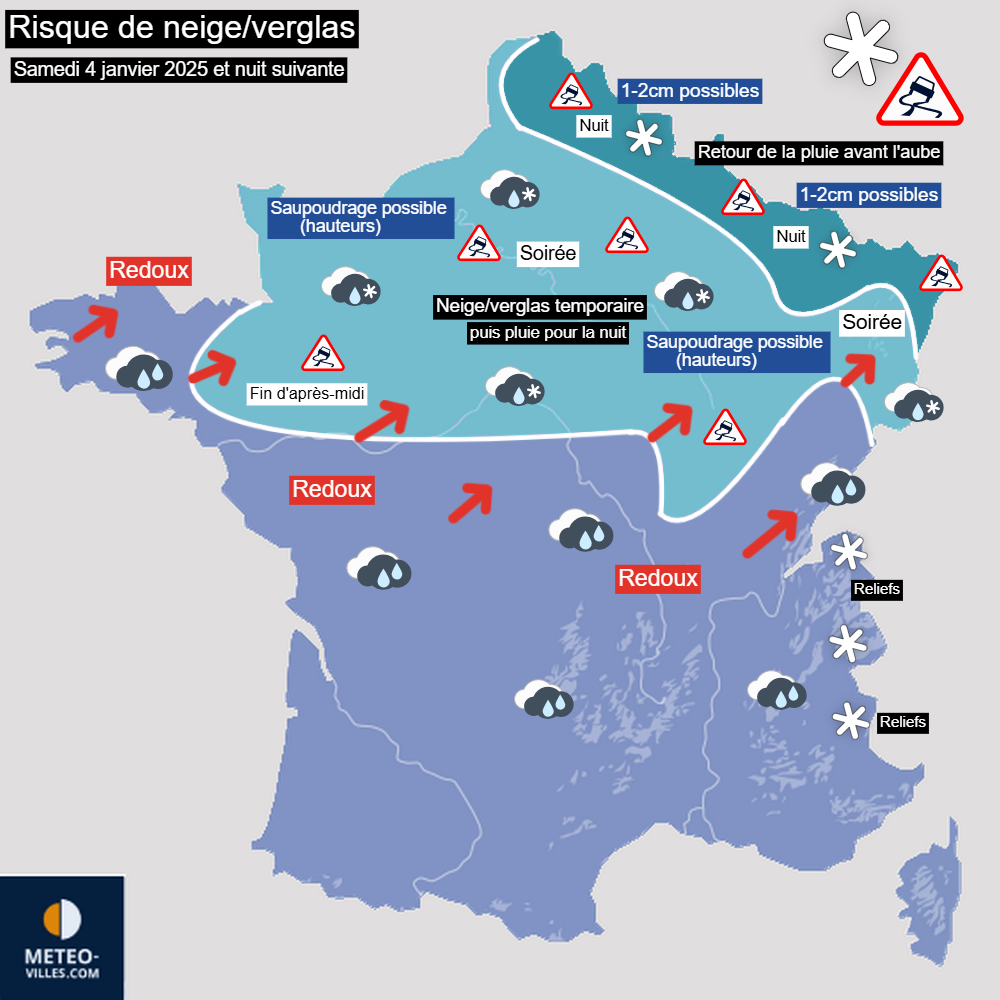Actualités météo: Quels sont les nouveaux risques de neige pour les prochains jours en France ...